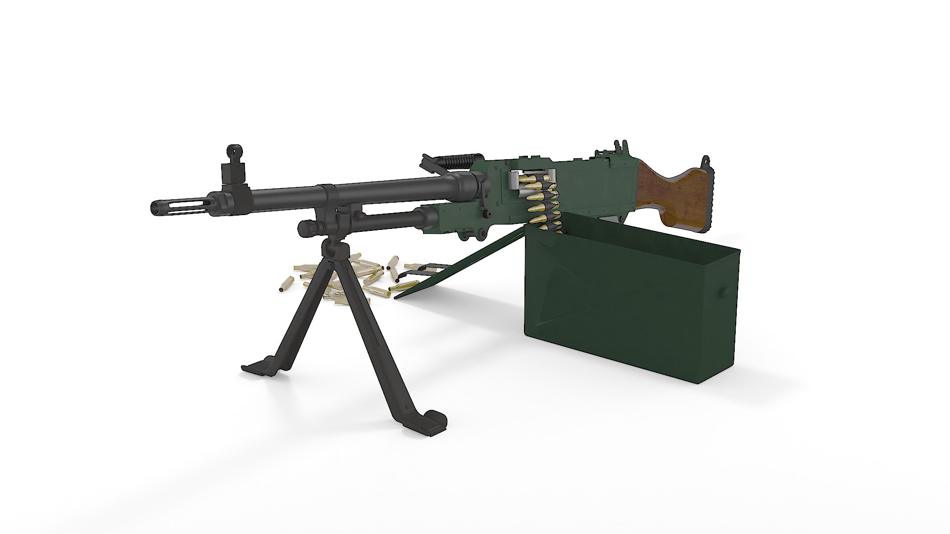 Machine Gun FNMAG Model - TurboSquid 1900018