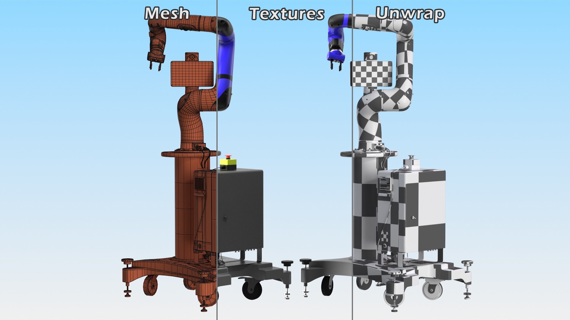 Collaborative Robot with Mobile Pedestal 3D model - TurboSquid 1858395