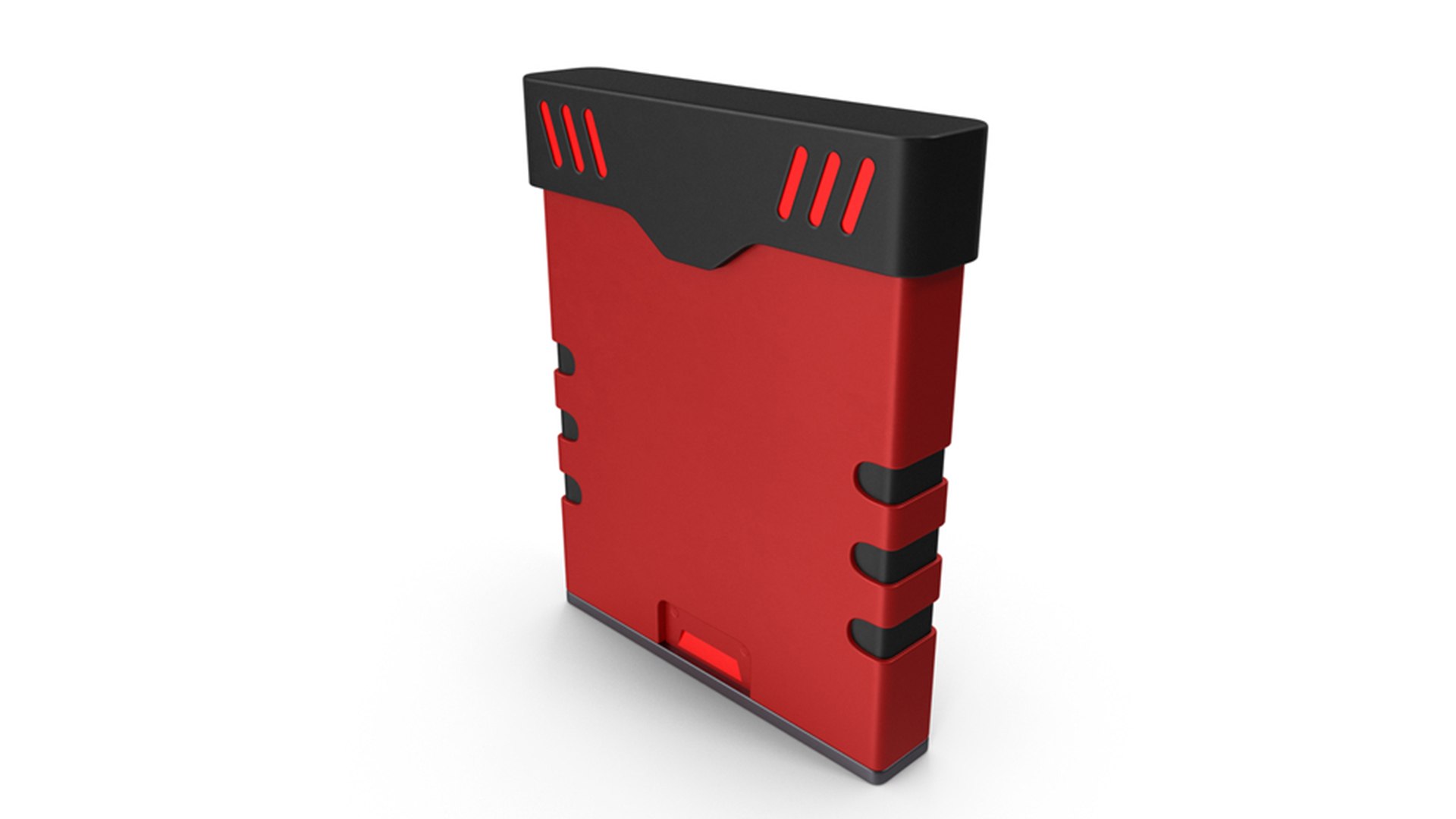 SciFi Access Key Cartridge Red V4 PBR 3D Model - TurboSquid 2301255