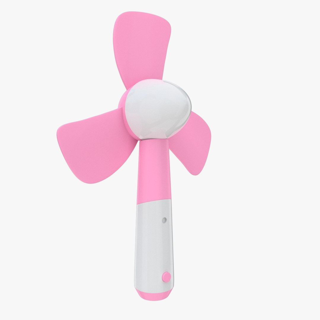 3d Model Electric Hand Fan