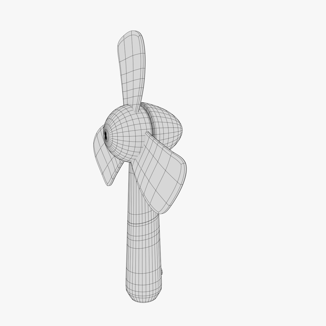 3d Model Electric Hand Fan