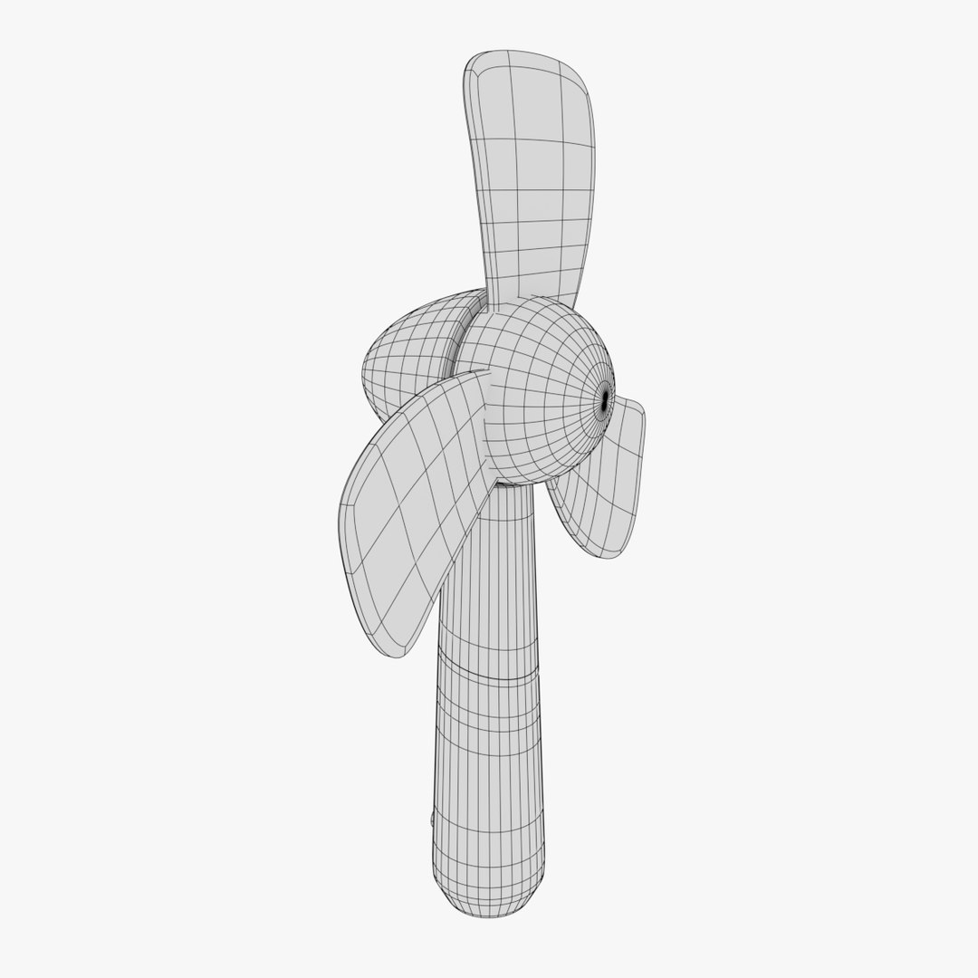 3d Model Electric Hand Fan