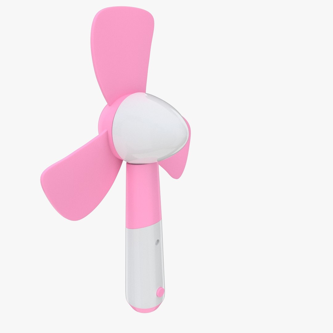 3d Model Electric Hand Fan