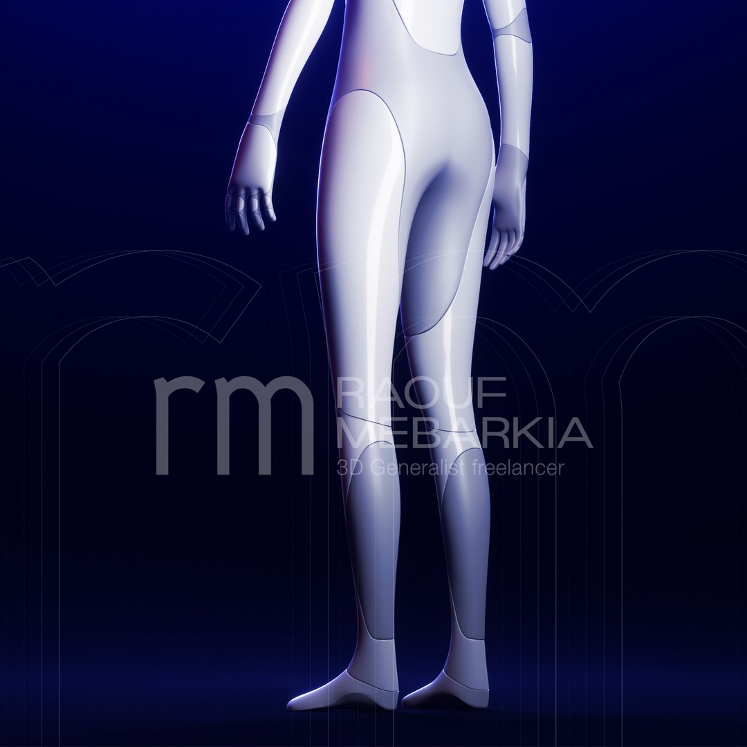 3D Tesla Bot Hyper 3D Model Quality - Eevee Render - TurboSquid 1778332