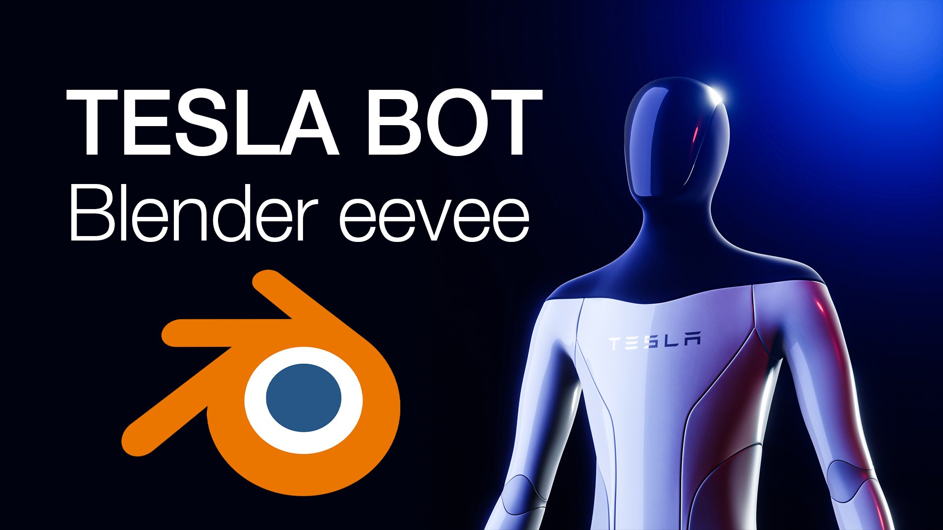 3D Tesla Bot Hyper 3D Model Quality - Eevee Render - TurboSquid 1778332
