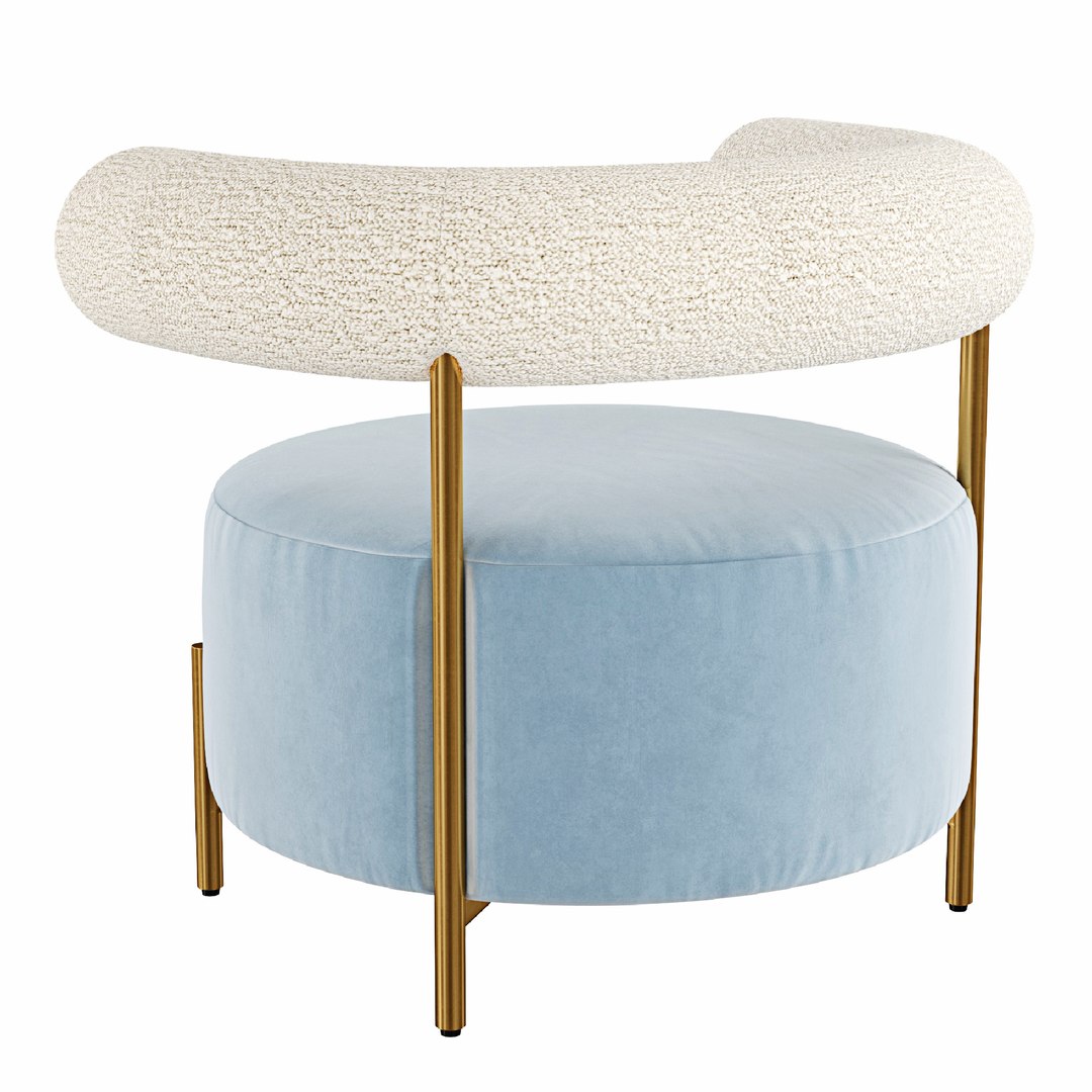 Flo Occasional Chair 3D model - TurboSquid 2157678
