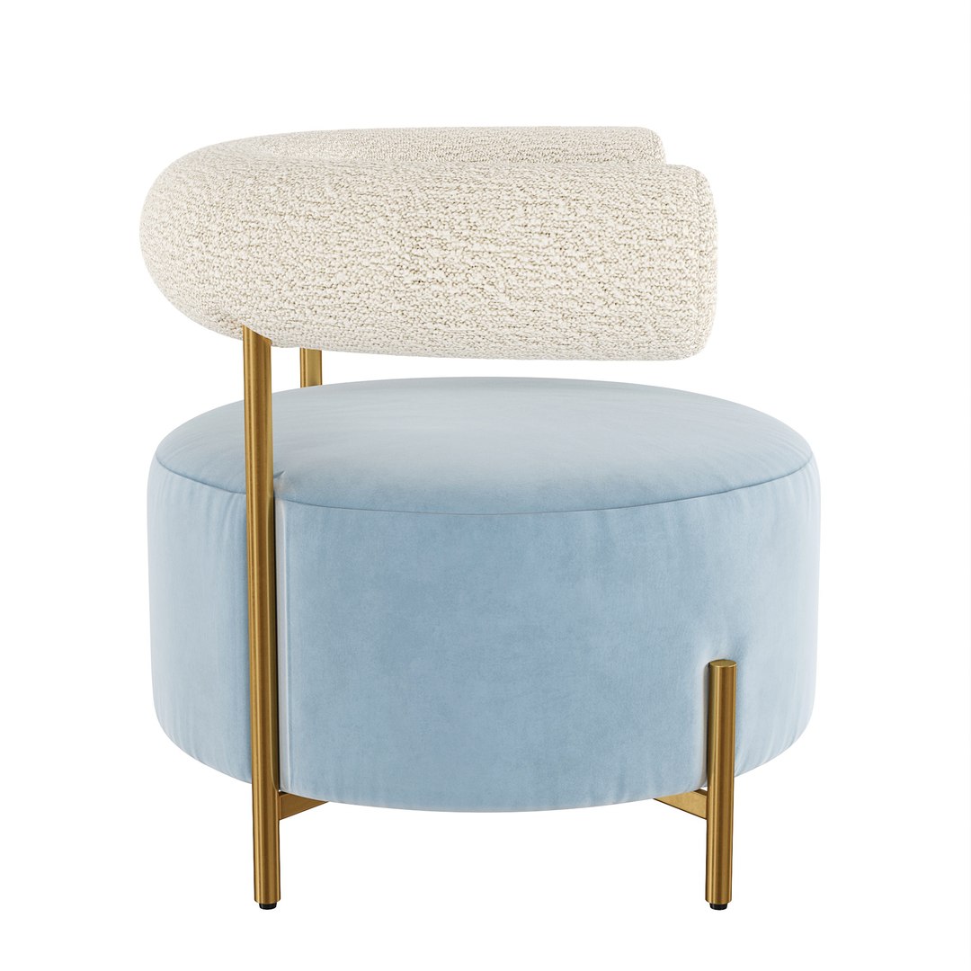 Flo Occasional Chair 3D model - TurboSquid 2157678