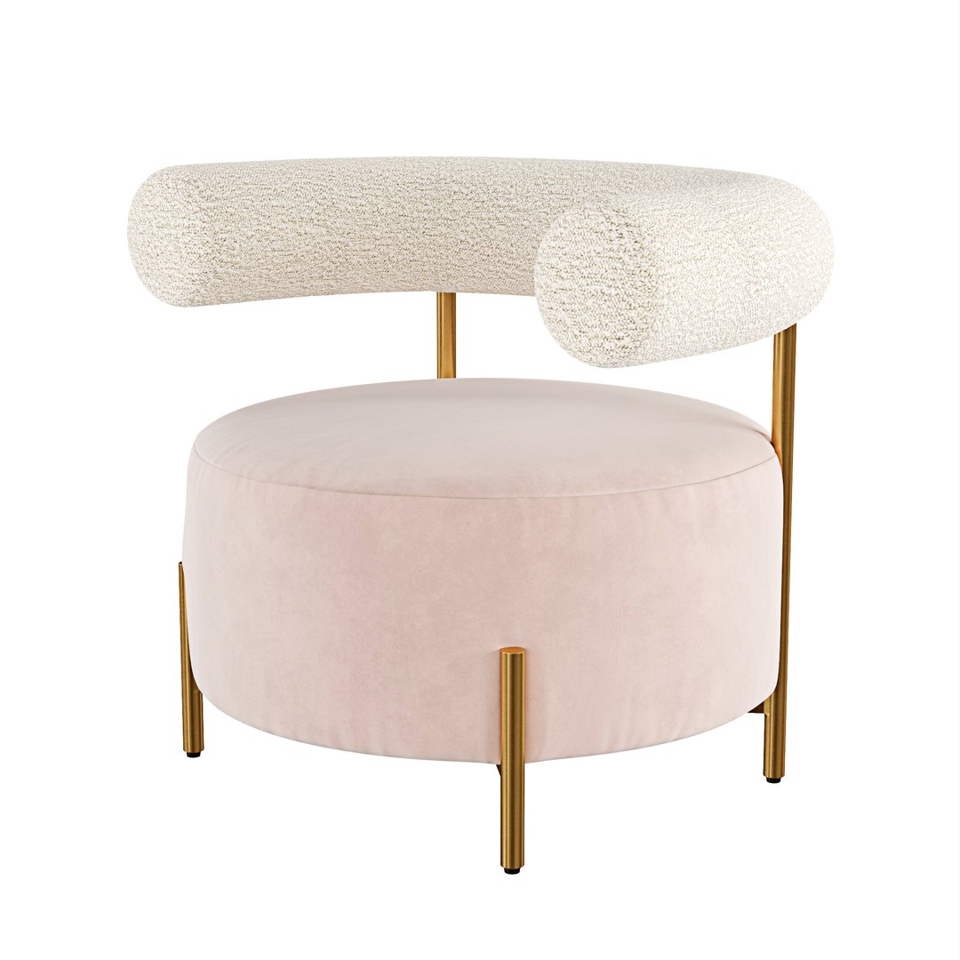Flo Occasional Chair 3D model - TurboSquid 2157678