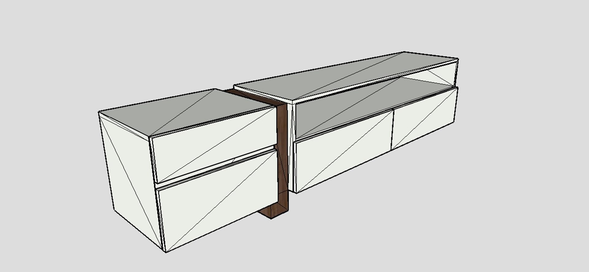 3d Design Cabinet Model