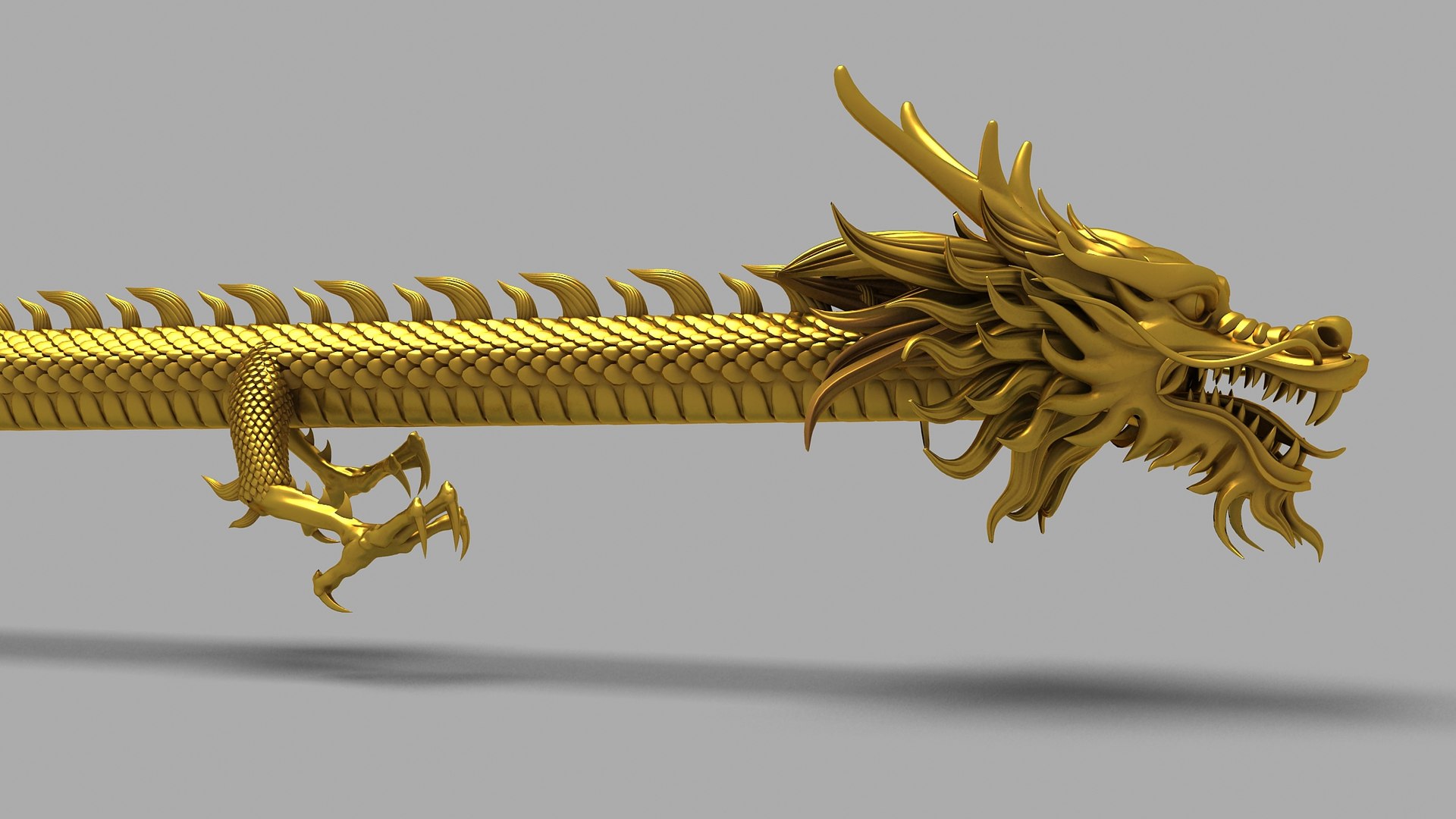 Asian Chinese Dragon Model - TurboSquid 1505184