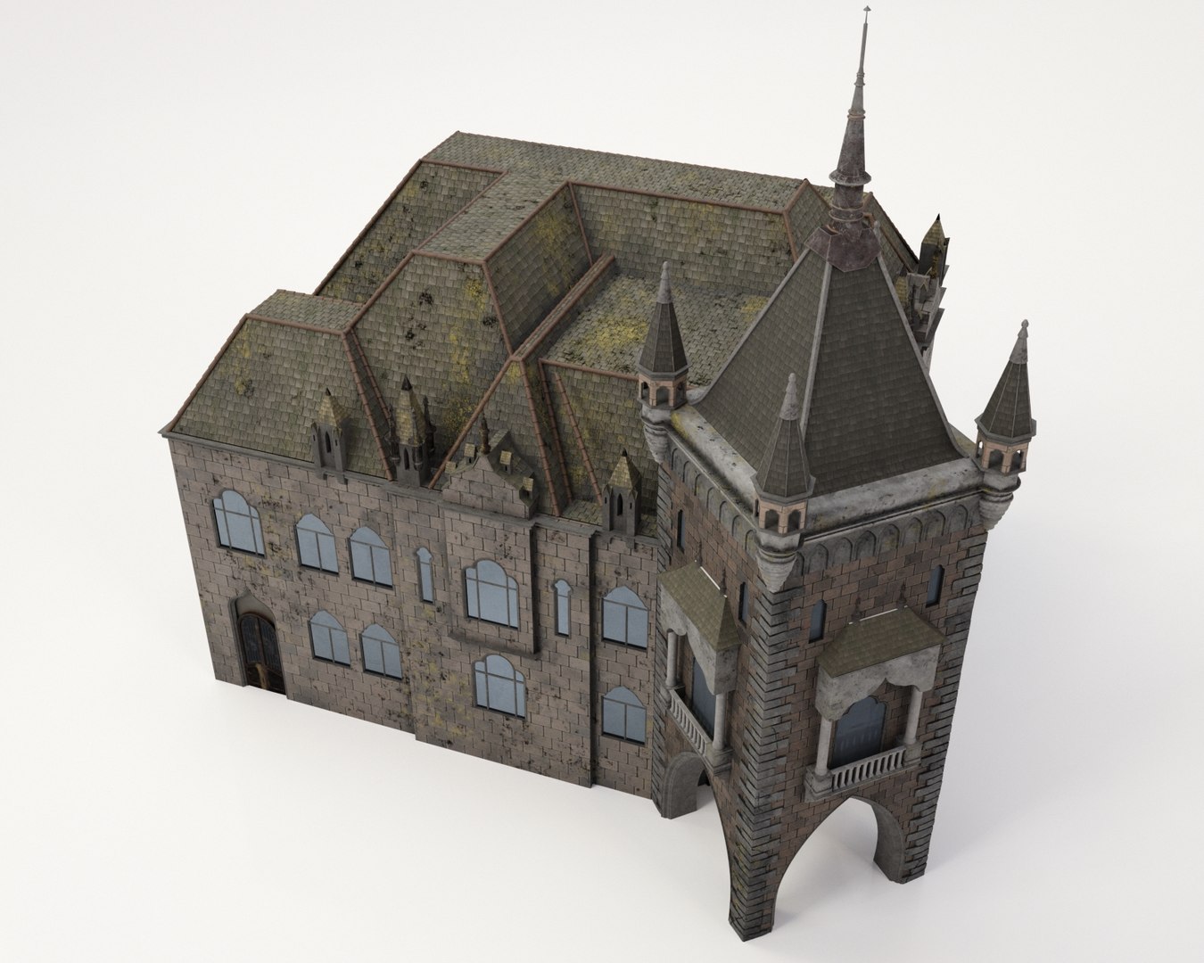 Bloodborne Style Church Buildings 3D Model - TurboSquid 1395581