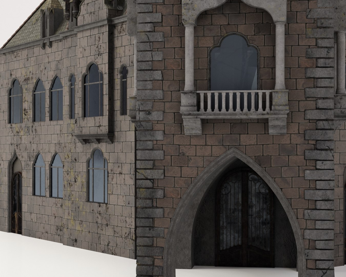 Bloodborne Style Church Buildings 3D Model - TurboSquid 1395581