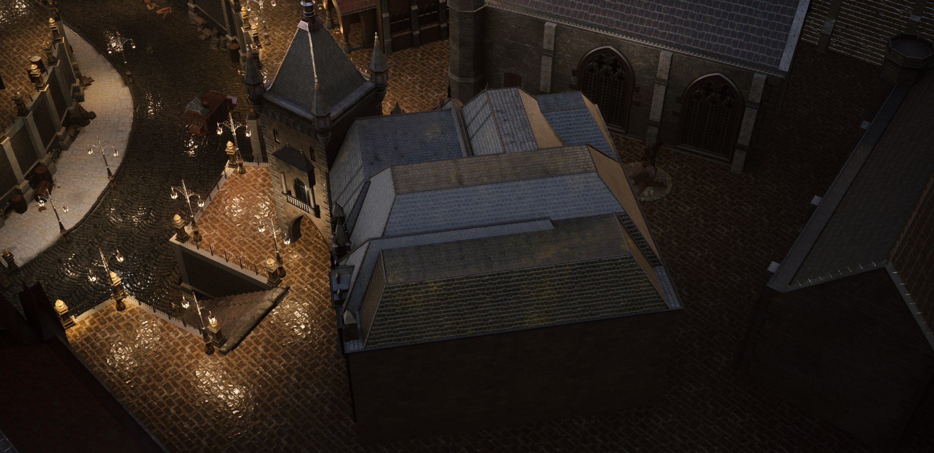 Bloodborne Style Church Buildings 3D Model - TurboSquid 1395581