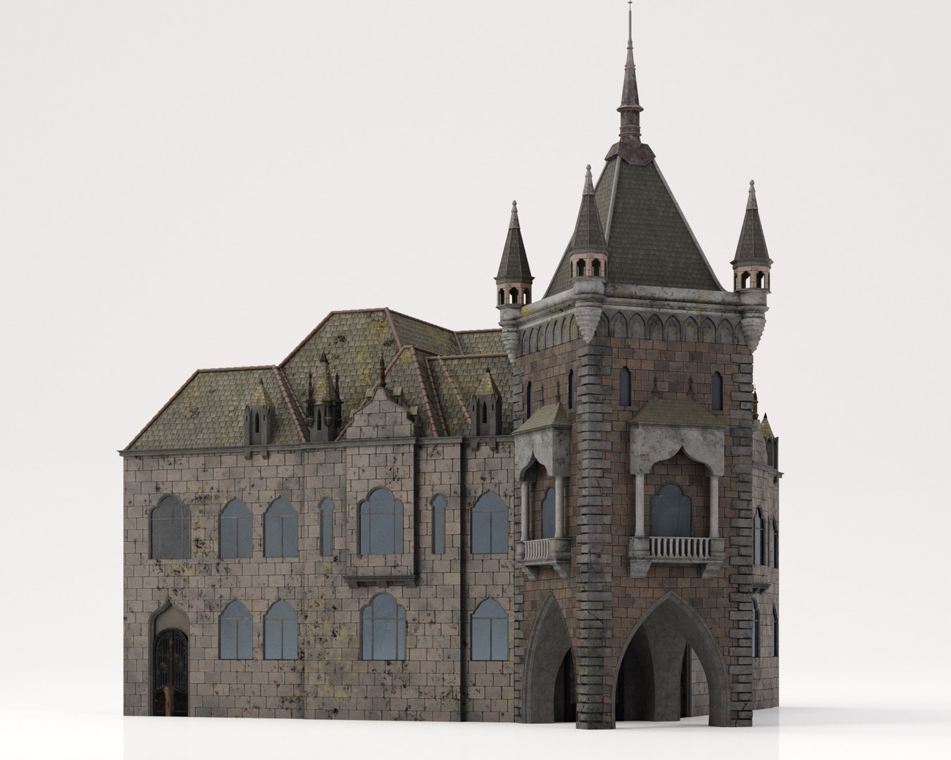 Bloodborne Style Church Buildings 3D Model - TurboSquid 1395581
