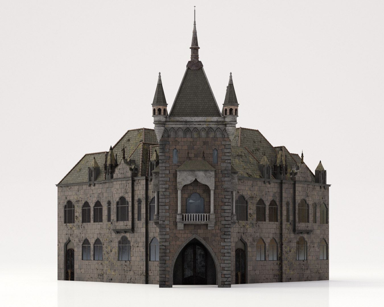 Bloodborne Style Church Buildings 3D Model - TurboSquid 1395581