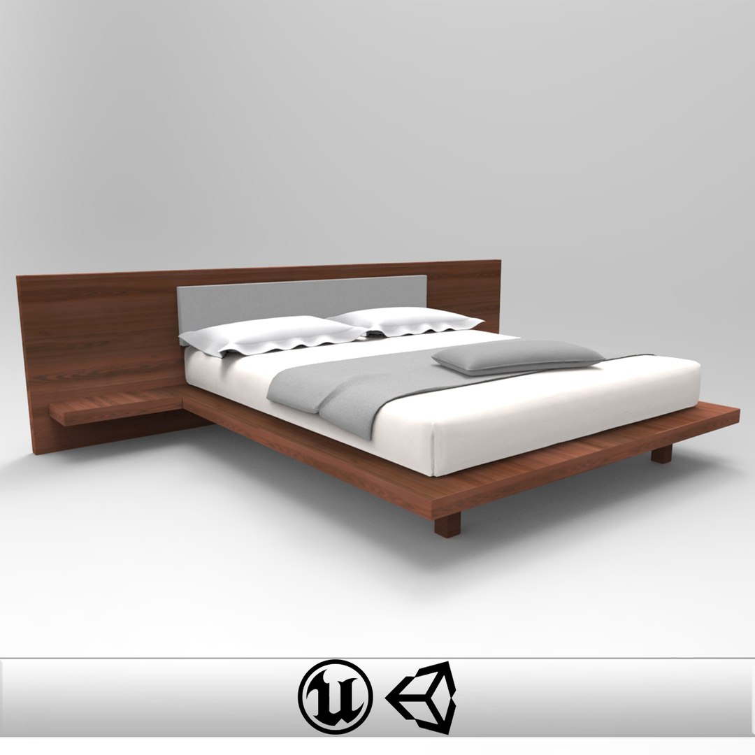 3d bed unreal unity