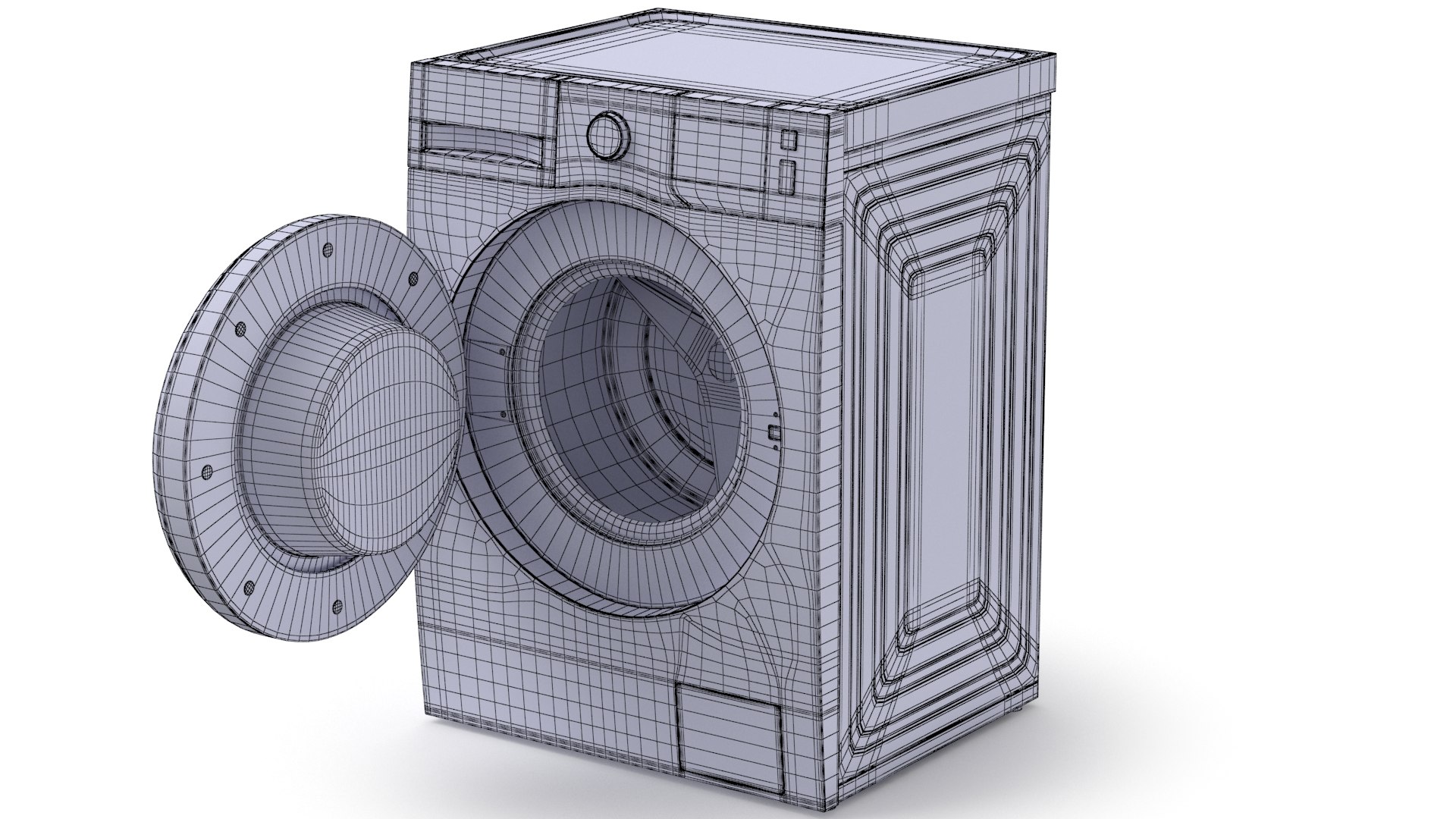 3D Washing Machine 01 Model - TurboSquid 2026081