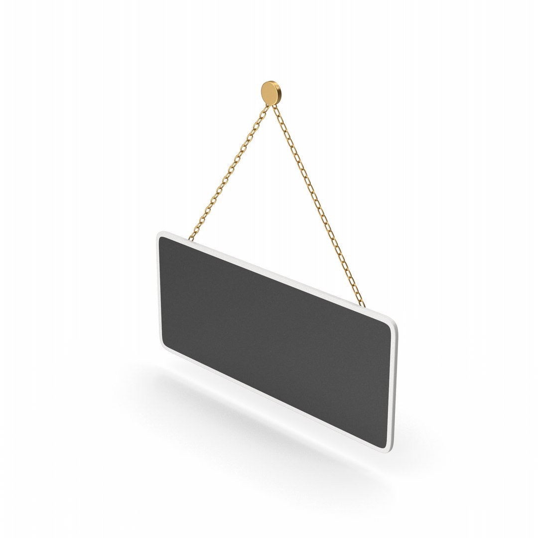 Hanging Sign 3D Model - TurboSquid 2001595