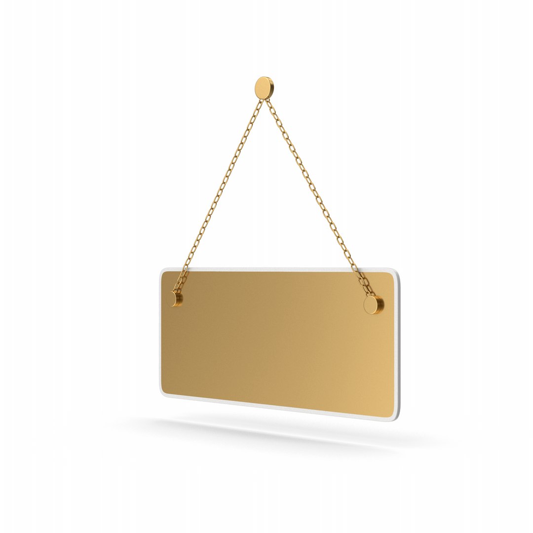 Hanging Sign 3D Model - TurboSquid 2001595