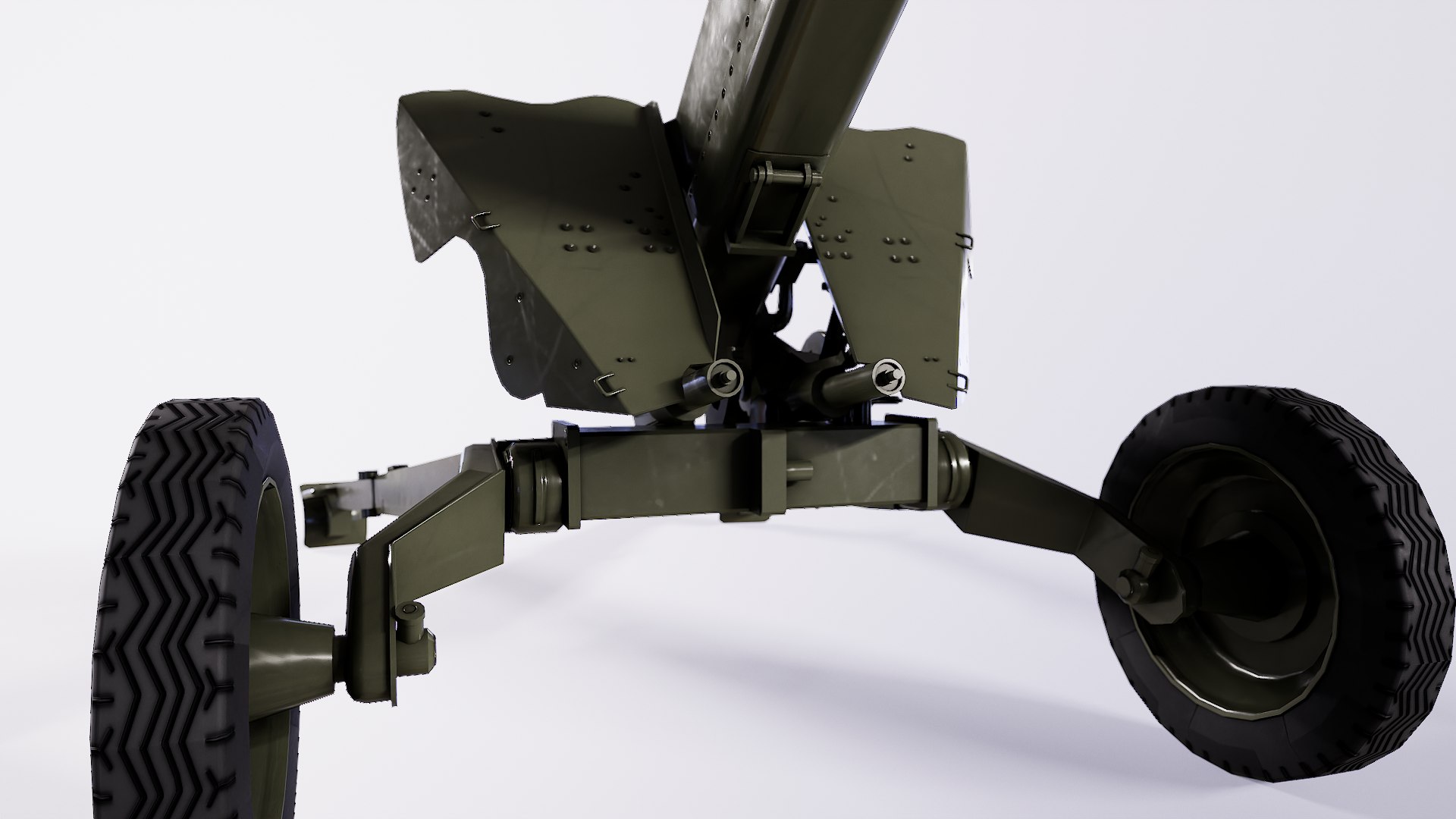 76 Mm Mountain Gun M-99 2A2 3D Model - TurboSquid 1757622