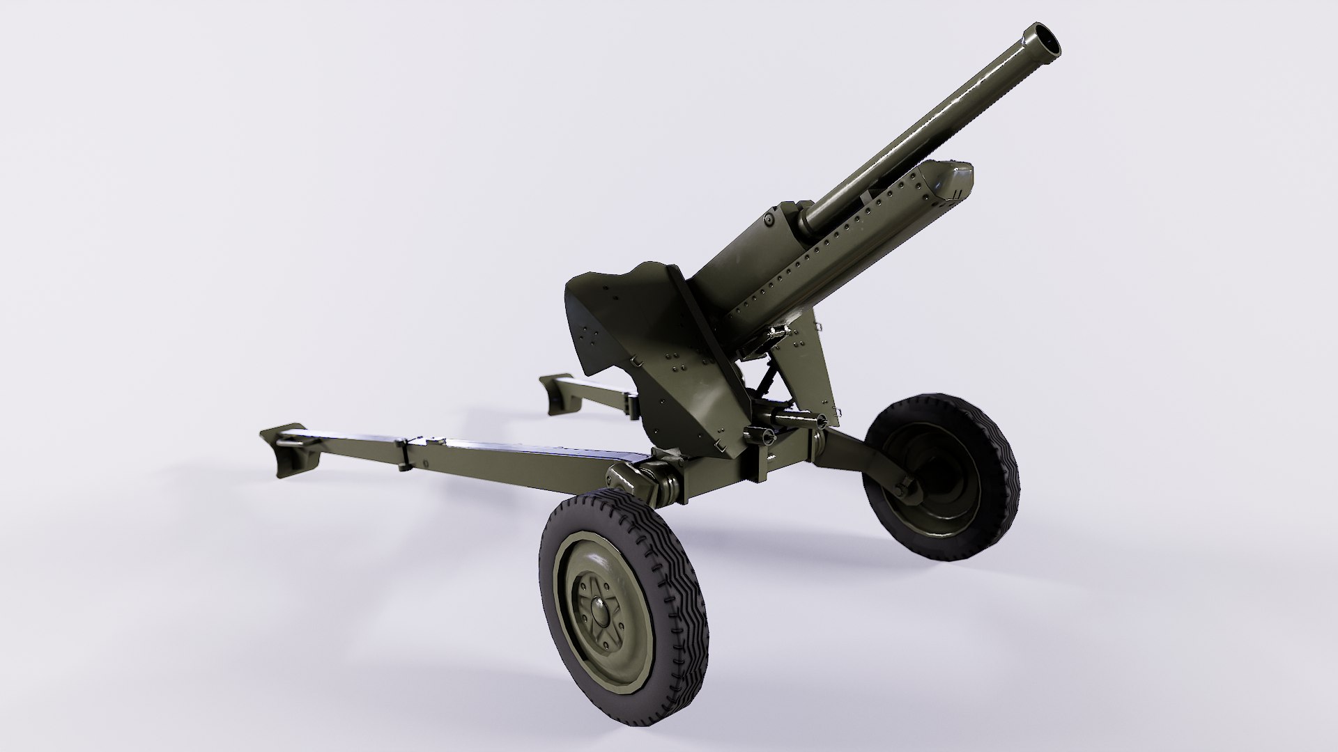 76 Mm Mountain Gun M-99 2A2 3D Model - TurboSquid 1757622