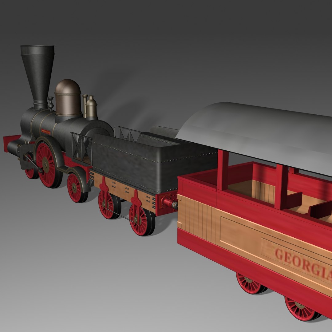 3d Model John Molson Locomotive