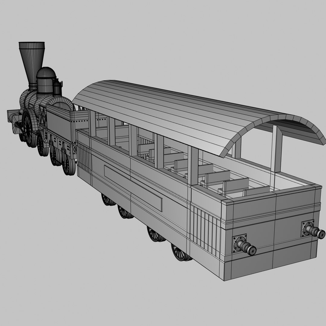 3d Model John Molson Locomotive