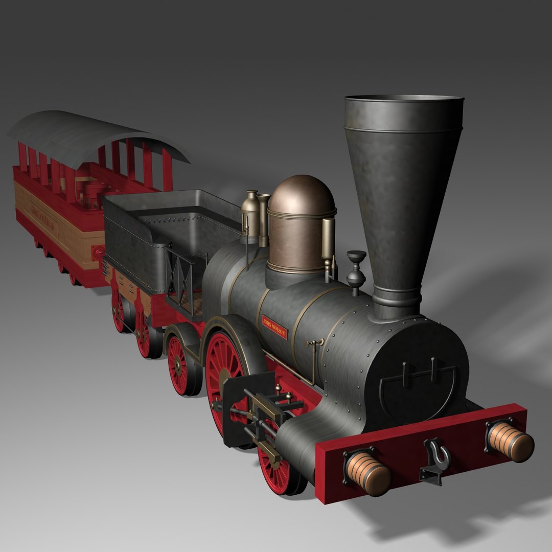 3d Model John Molson Locomotive