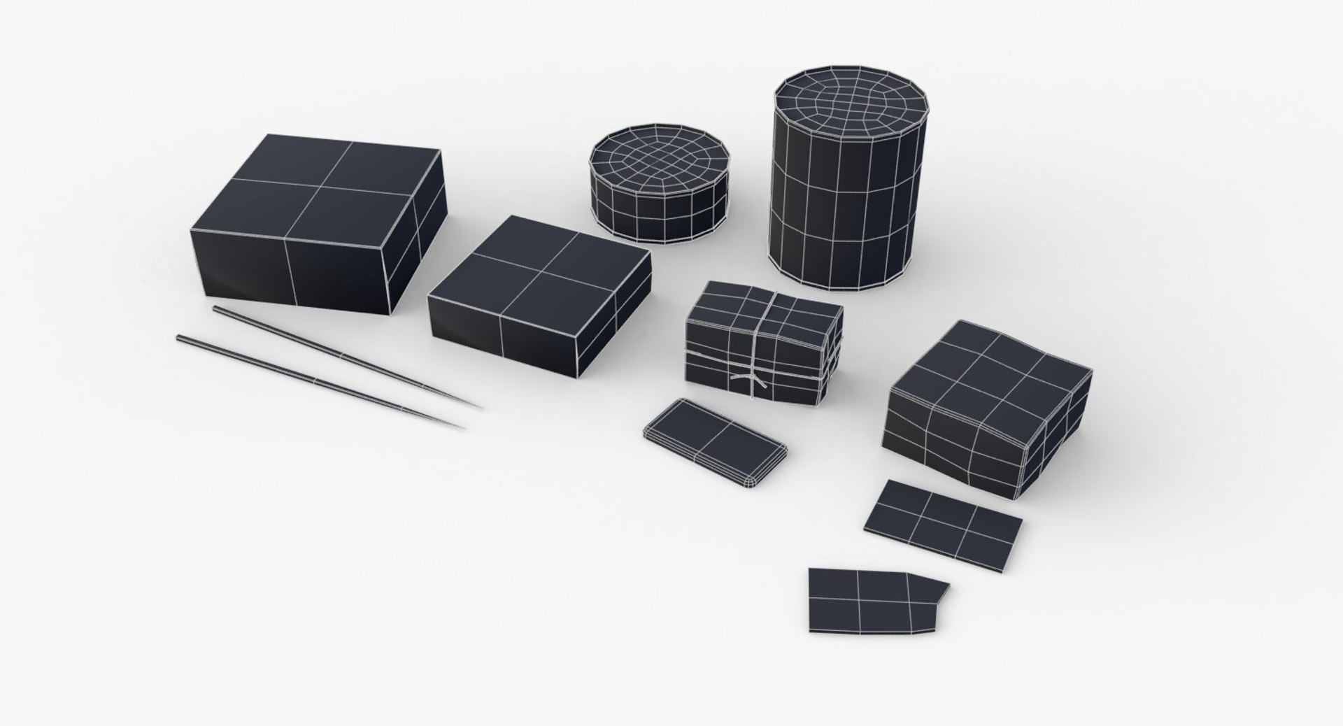 Japanes Combat Rations 3D Model - TurboSquid 1391442