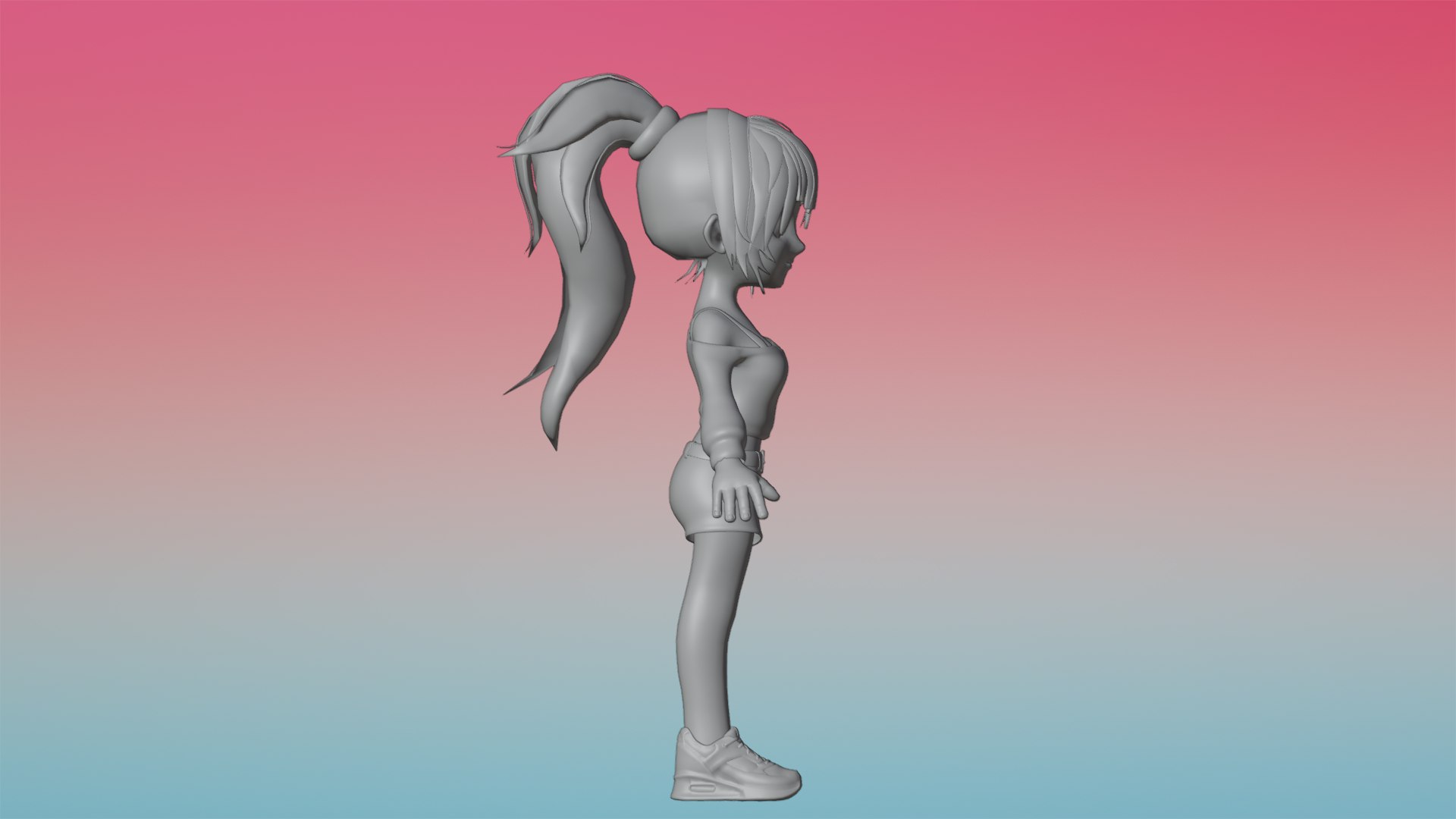 3D Model Poppy Cartoon Character - TurboSquid 2074210