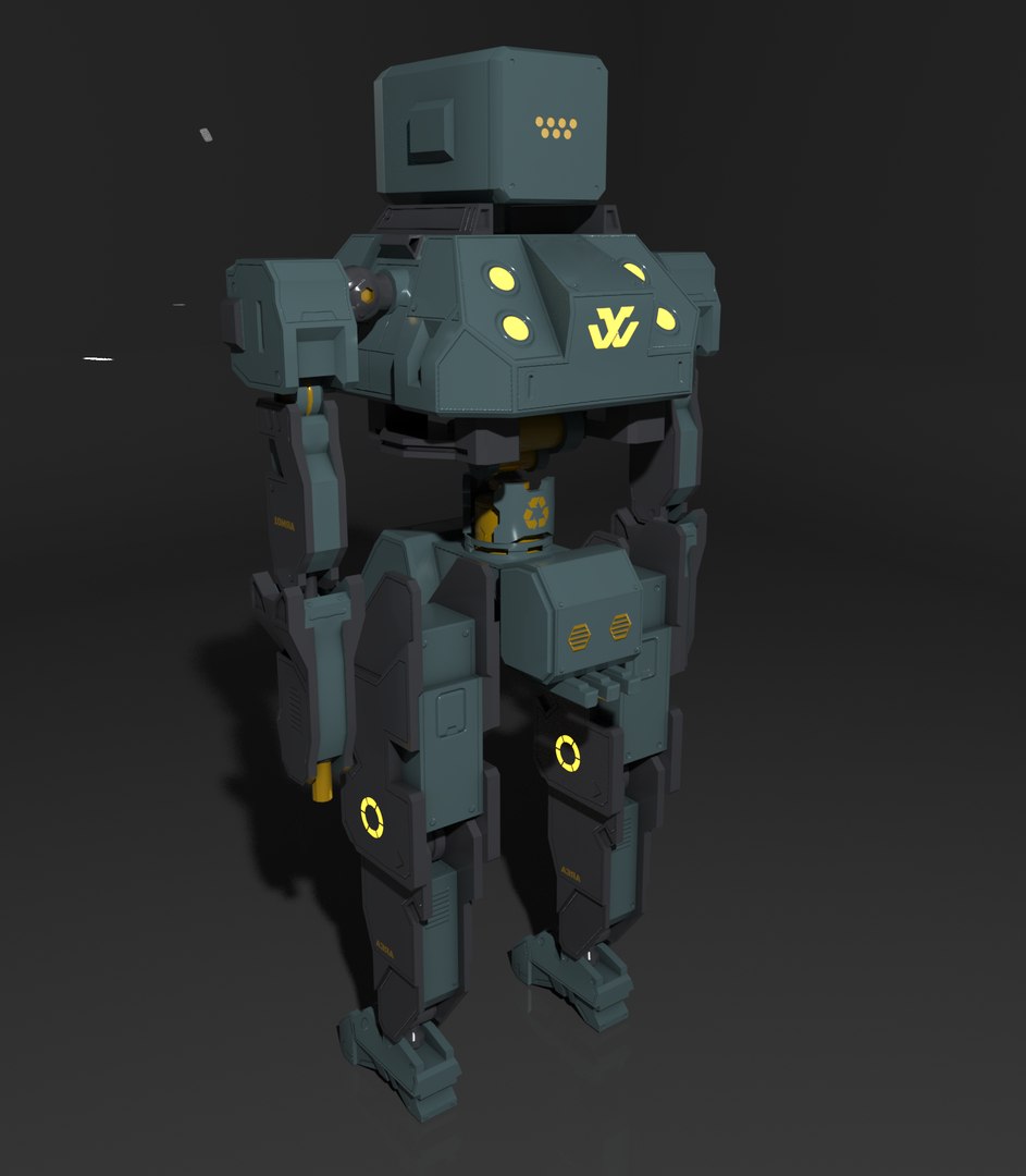 Sci-fi Humanoid Robot RH4 3D - TurboSquid 1998993