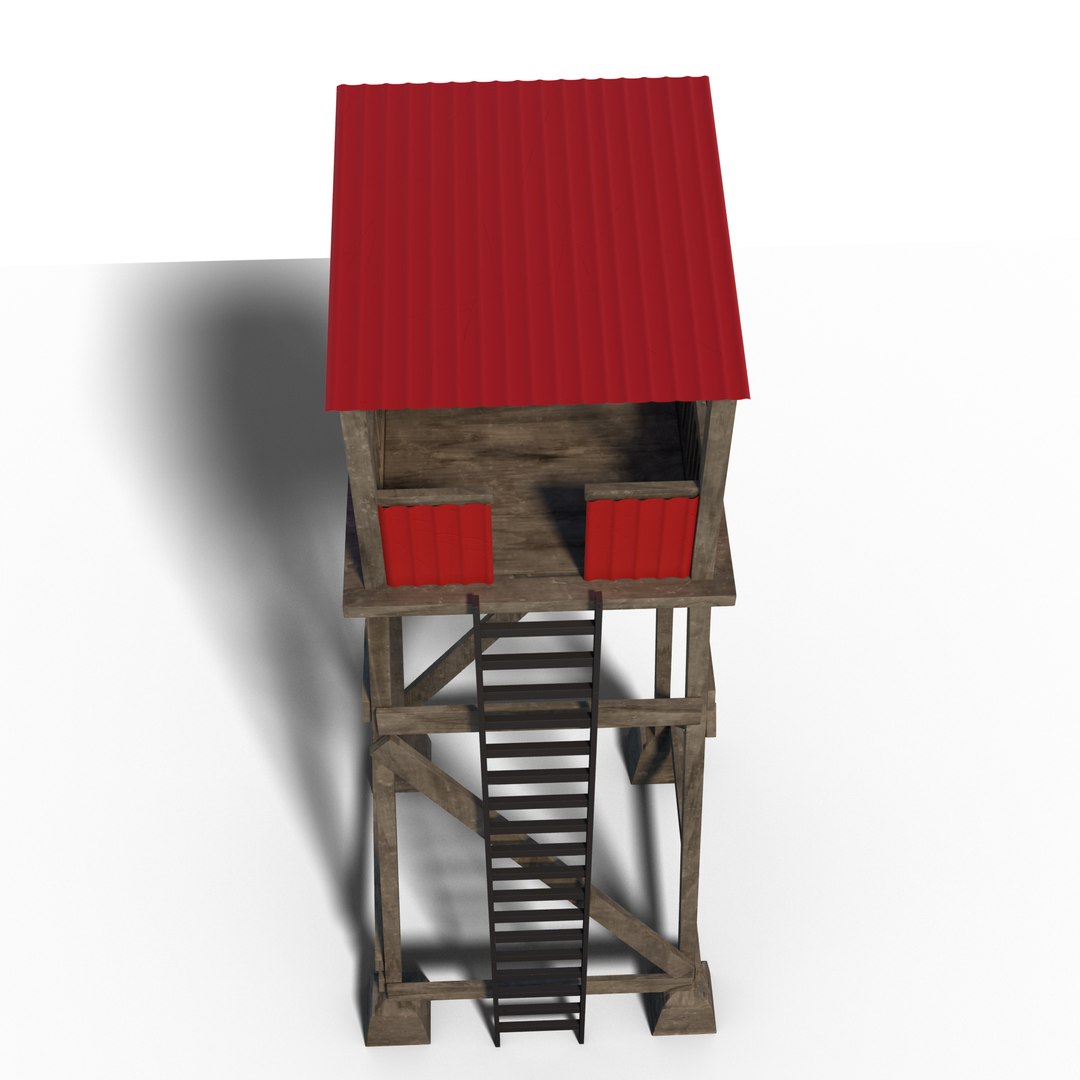 Watch Tower 3D Model - TurboSquid 2064130