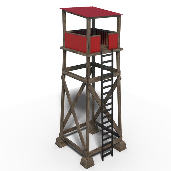 modelo 3d Watch Tower - TurboSquid 2064130