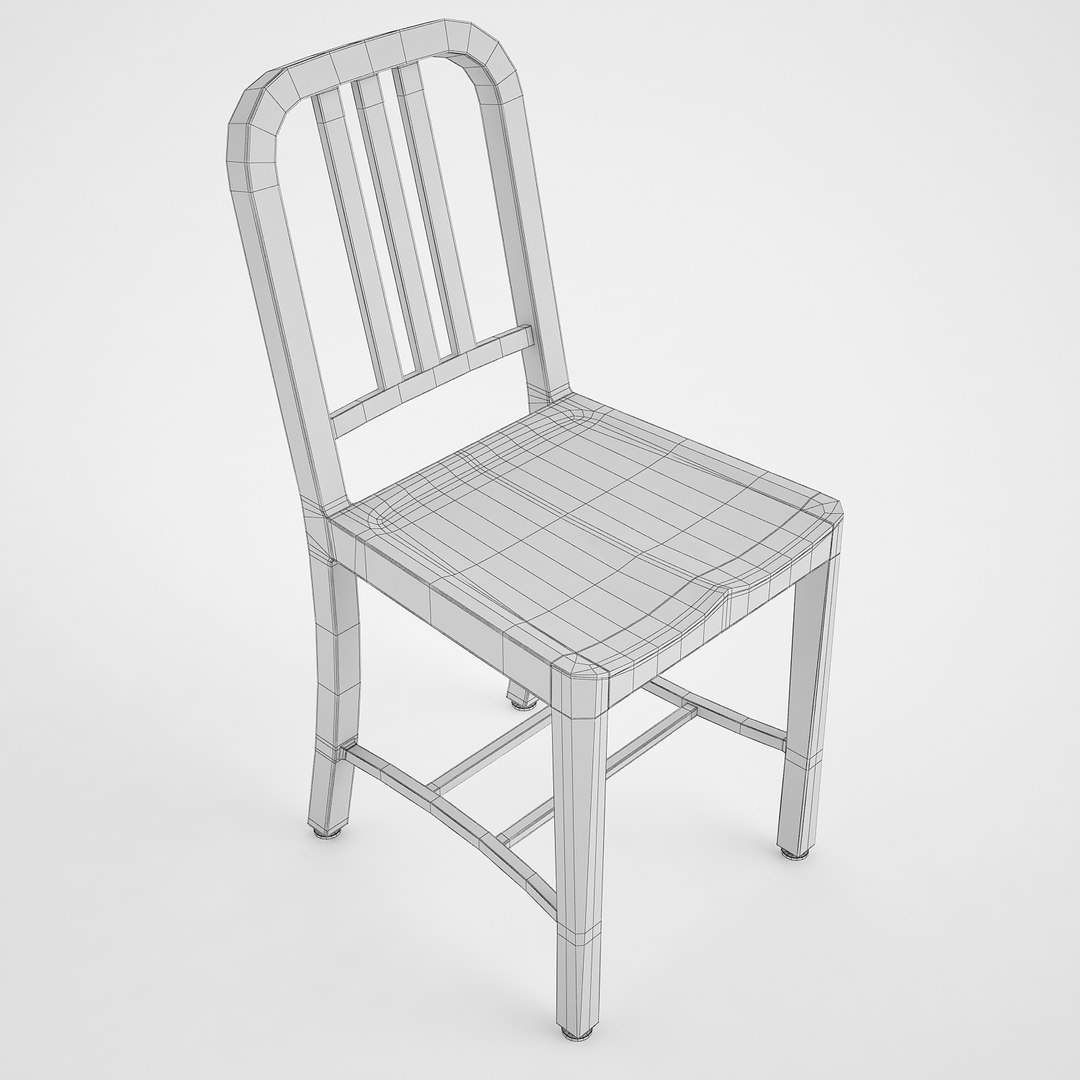 Prison Chair 3D Model - TurboSquid 1255635
