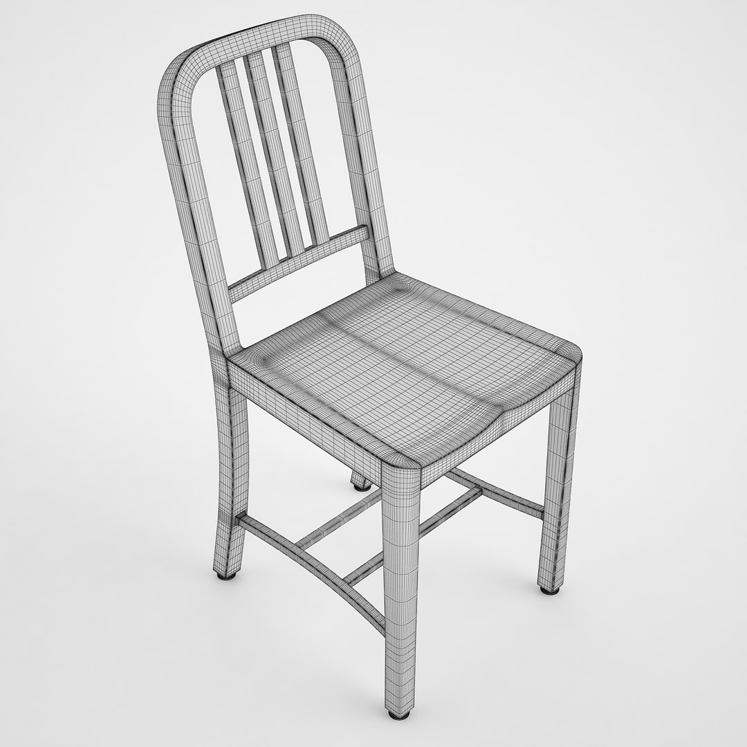 Prison Chair 3D Model - TurboSquid 1255635