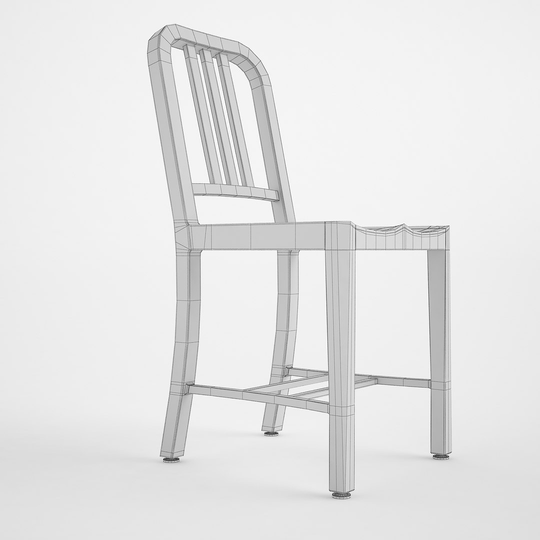 Prison Chair 3D Model - TurboSquid 1255635
