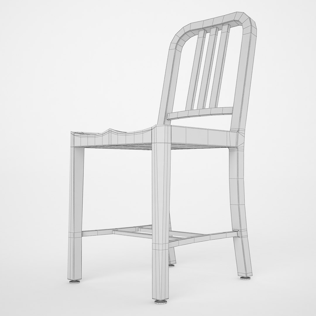 Prison Chair 3D Model - TurboSquid 1255635