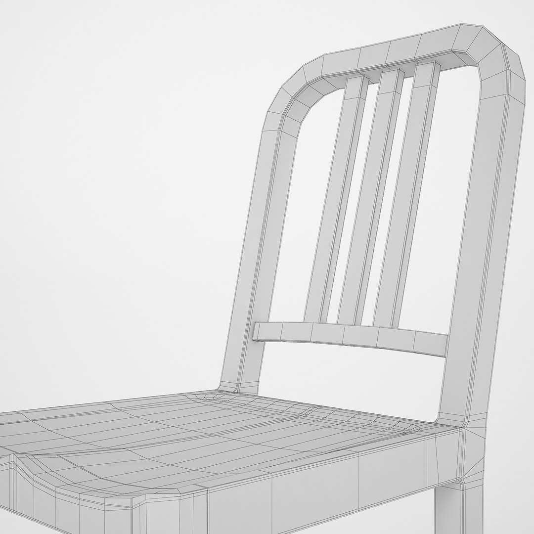 Prison Chair 3D Model - TurboSquid 1255635