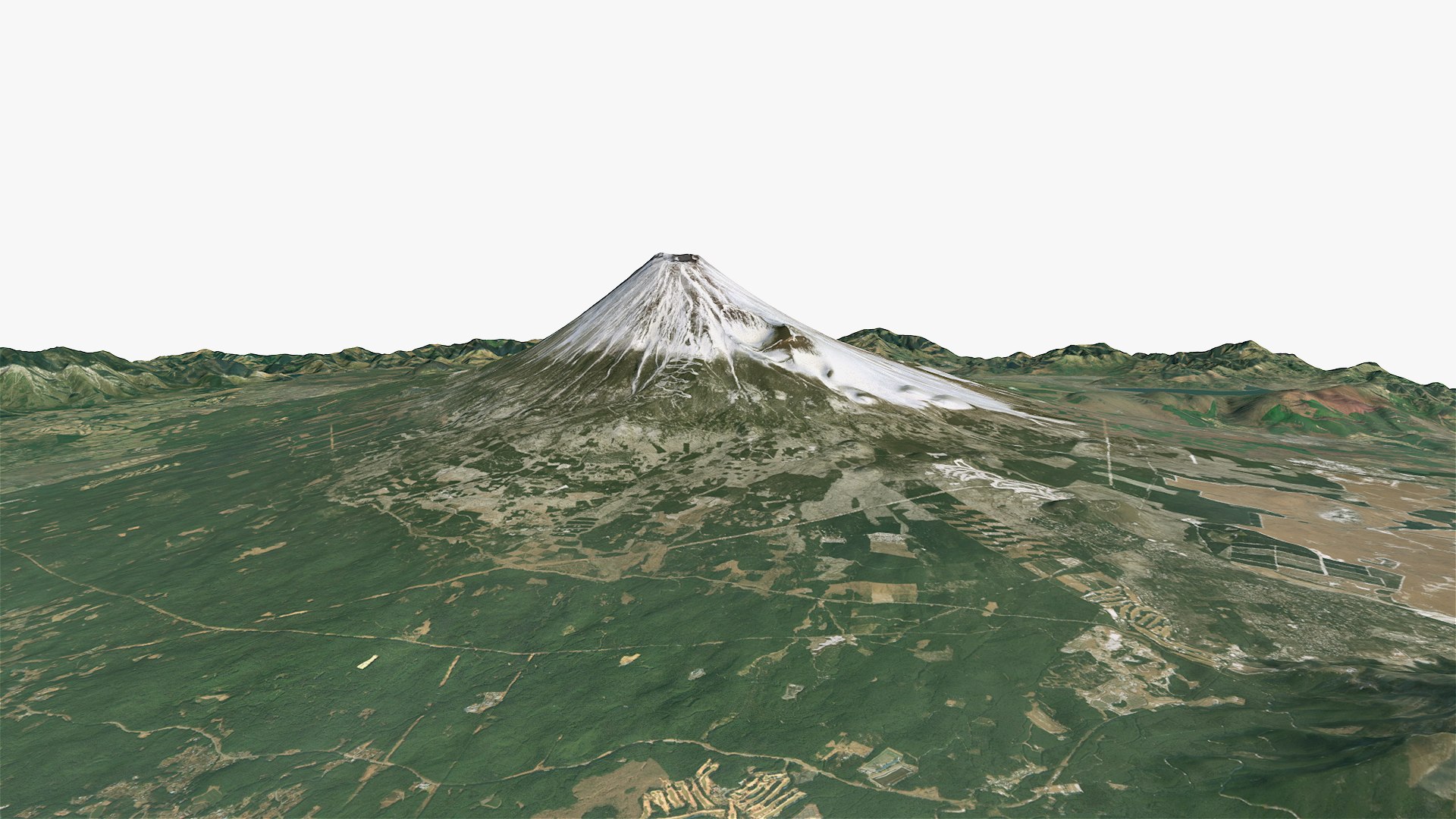 Fuji Mountain 3D Model - TurboSquid 1485851