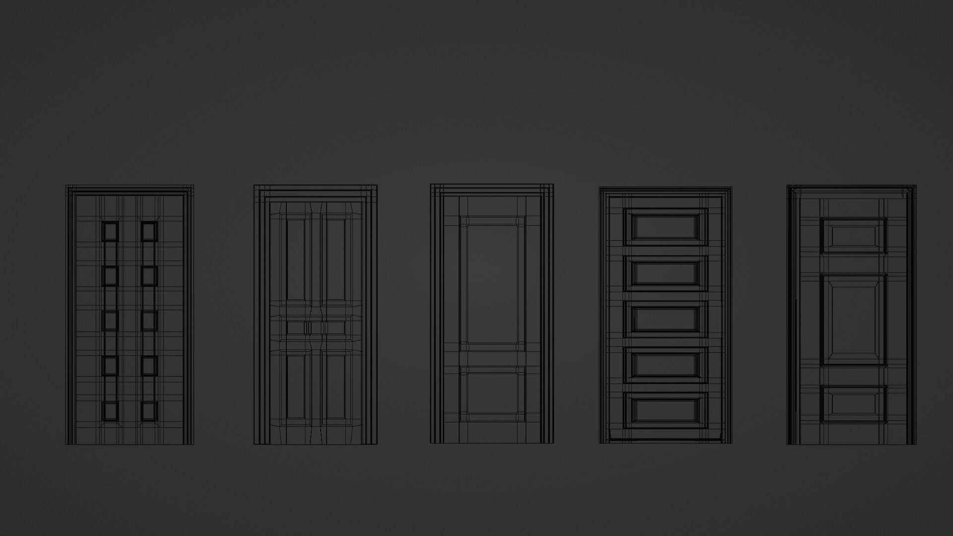 Wooden Door Pack 3D Model - TurboSquid 2064741