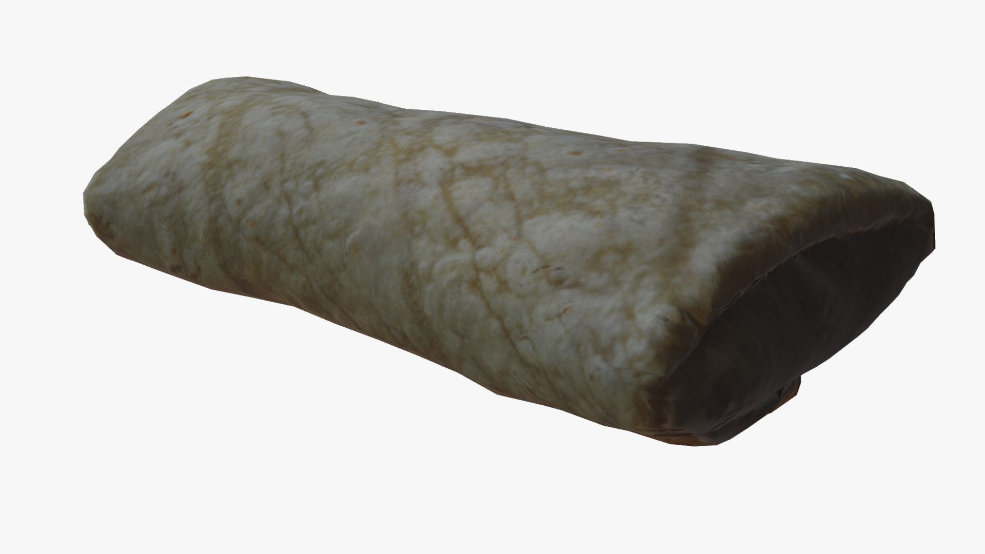 Photogrammetry Burrito Remeshed 3D Model - TurboSquid 1996475