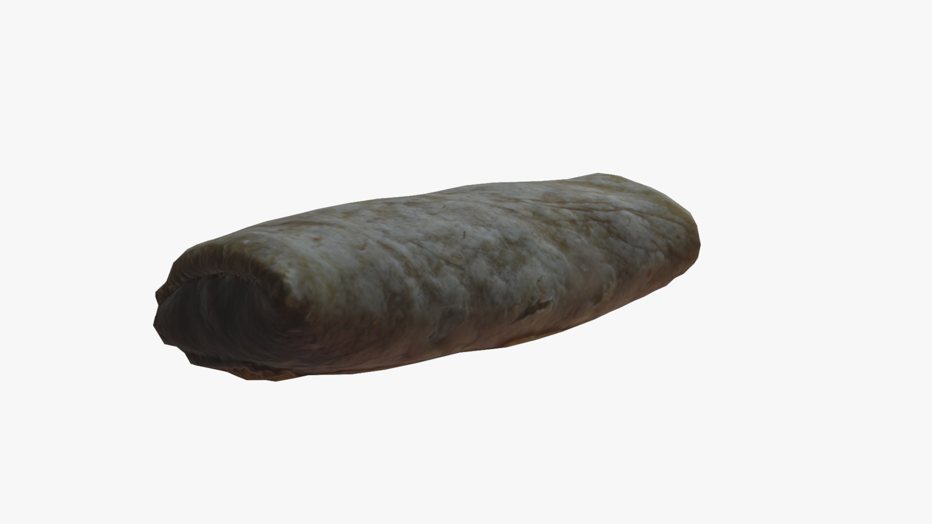 Photogrammetry Burrito Remeshed 3D Model - TurboSquid 1996475