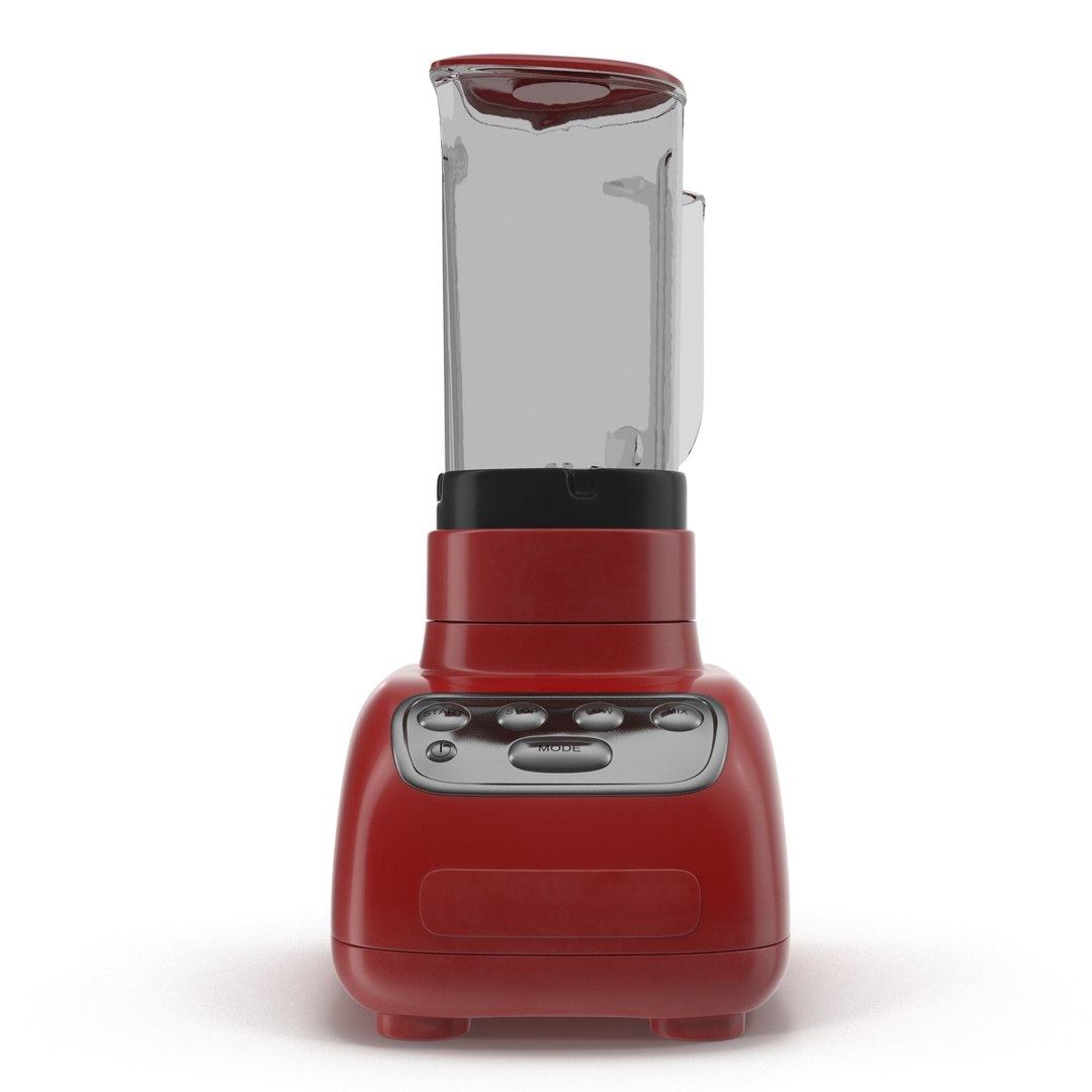 3d Blender Red Modeled