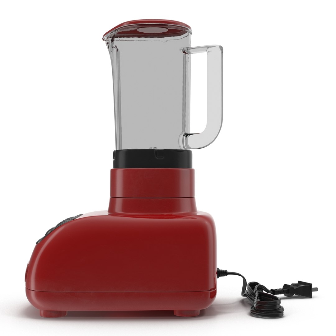 3d Blender Red Modeled
