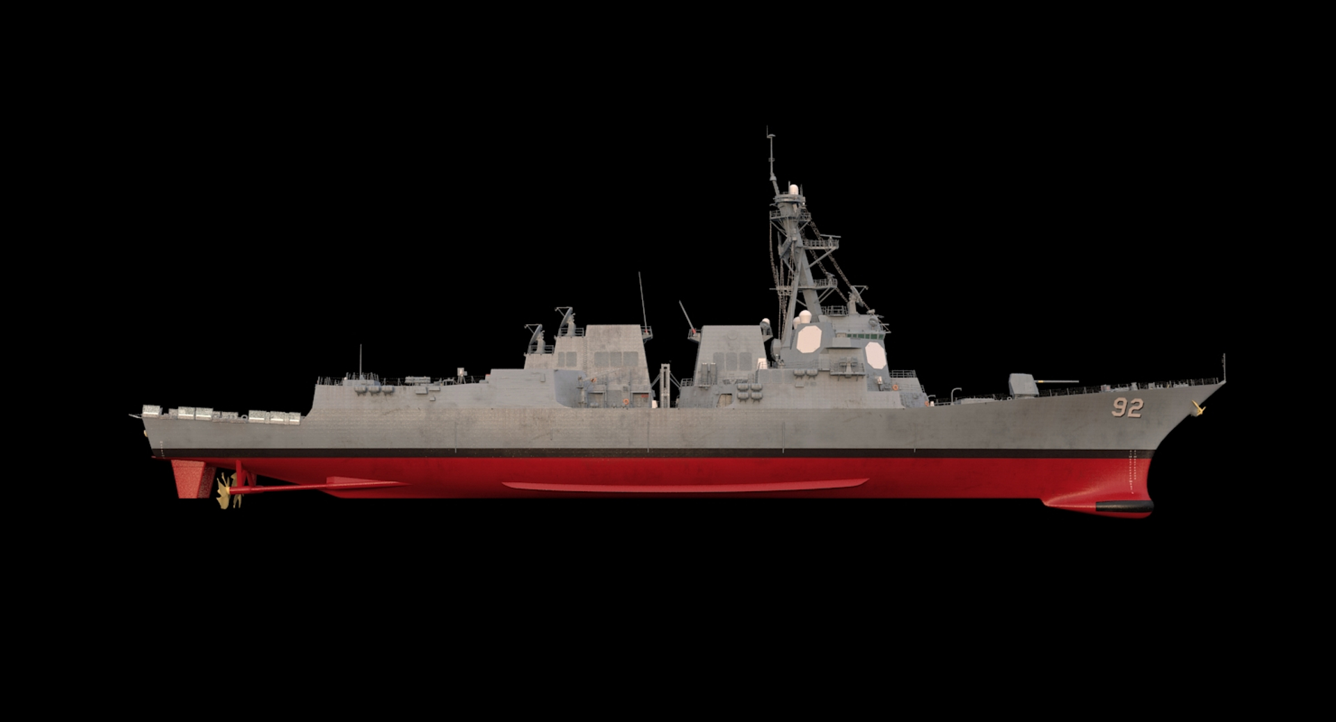 Uss Ddg 92 2 3d Max