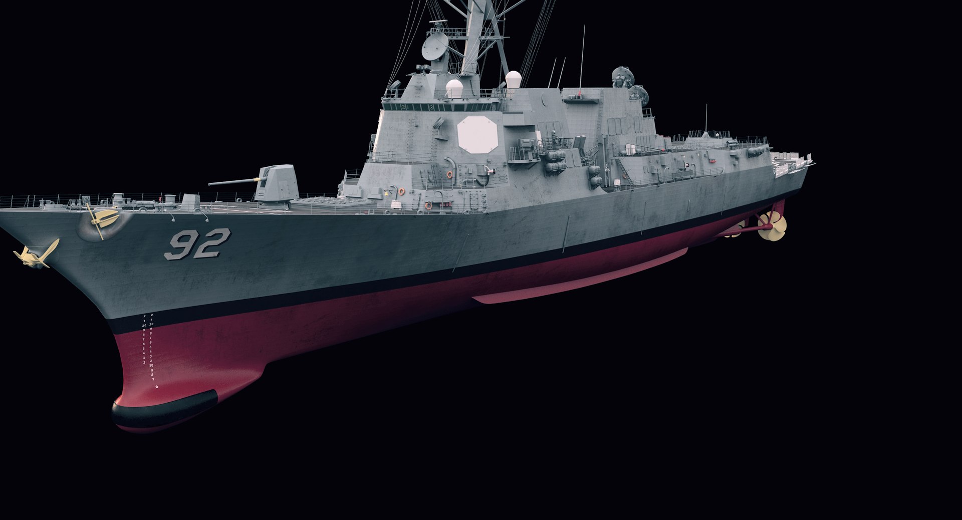 Uss Ddg 92 2 3d Max