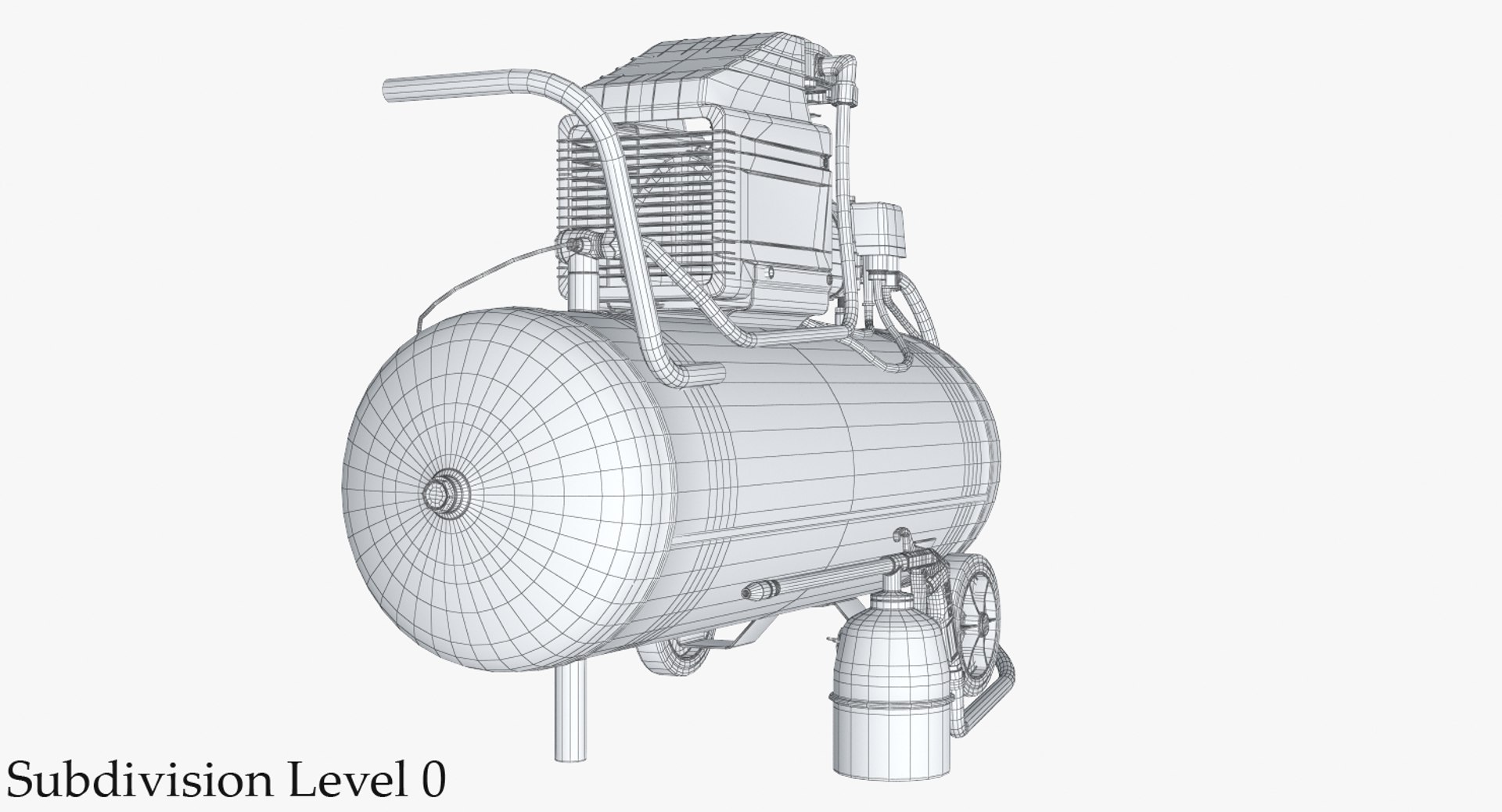 Air Compressor 3D Model - TurboSquid 1330370