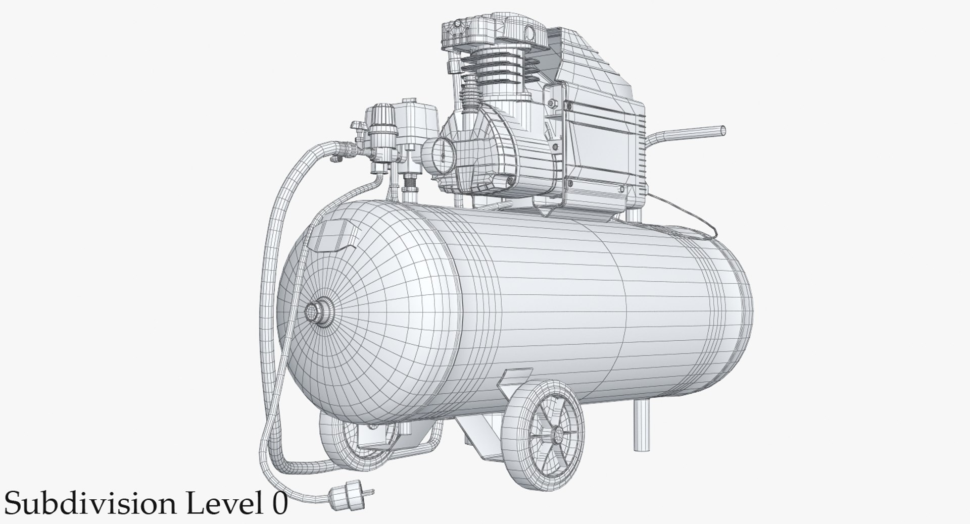 Air Compressor 3D Model - TurboSquid 1330370