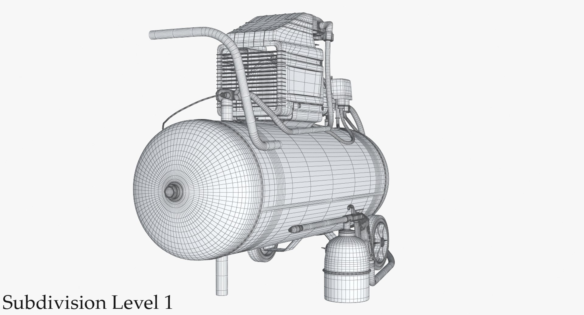 Air Compressor 3D Model - TurboSquid 1330370