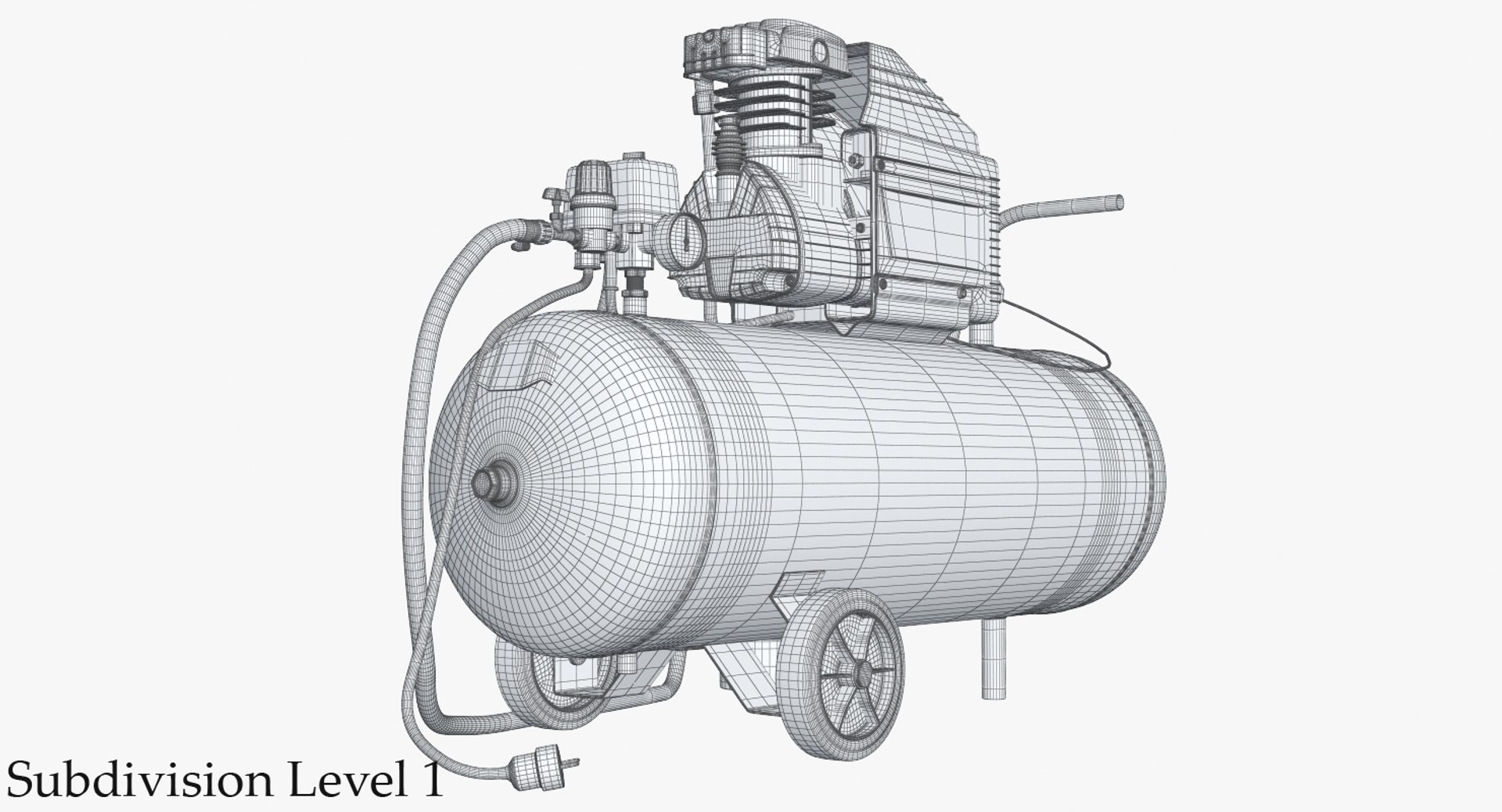 Air Compressor 3D Model - TurboSquid 1330370